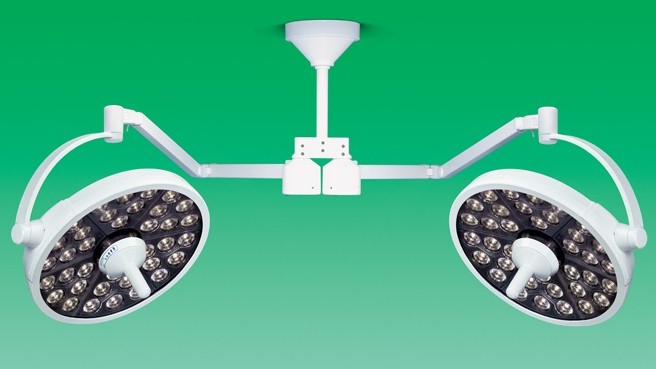 Medical Illumination ExceLED LED Surgical Light | Dual Ceiling Mount ...