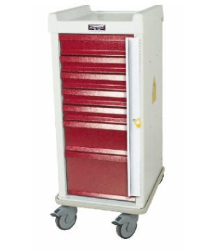 Harloff MRN7B Conditional Narrow 7 Drawer ER Cart - Venture Medical
