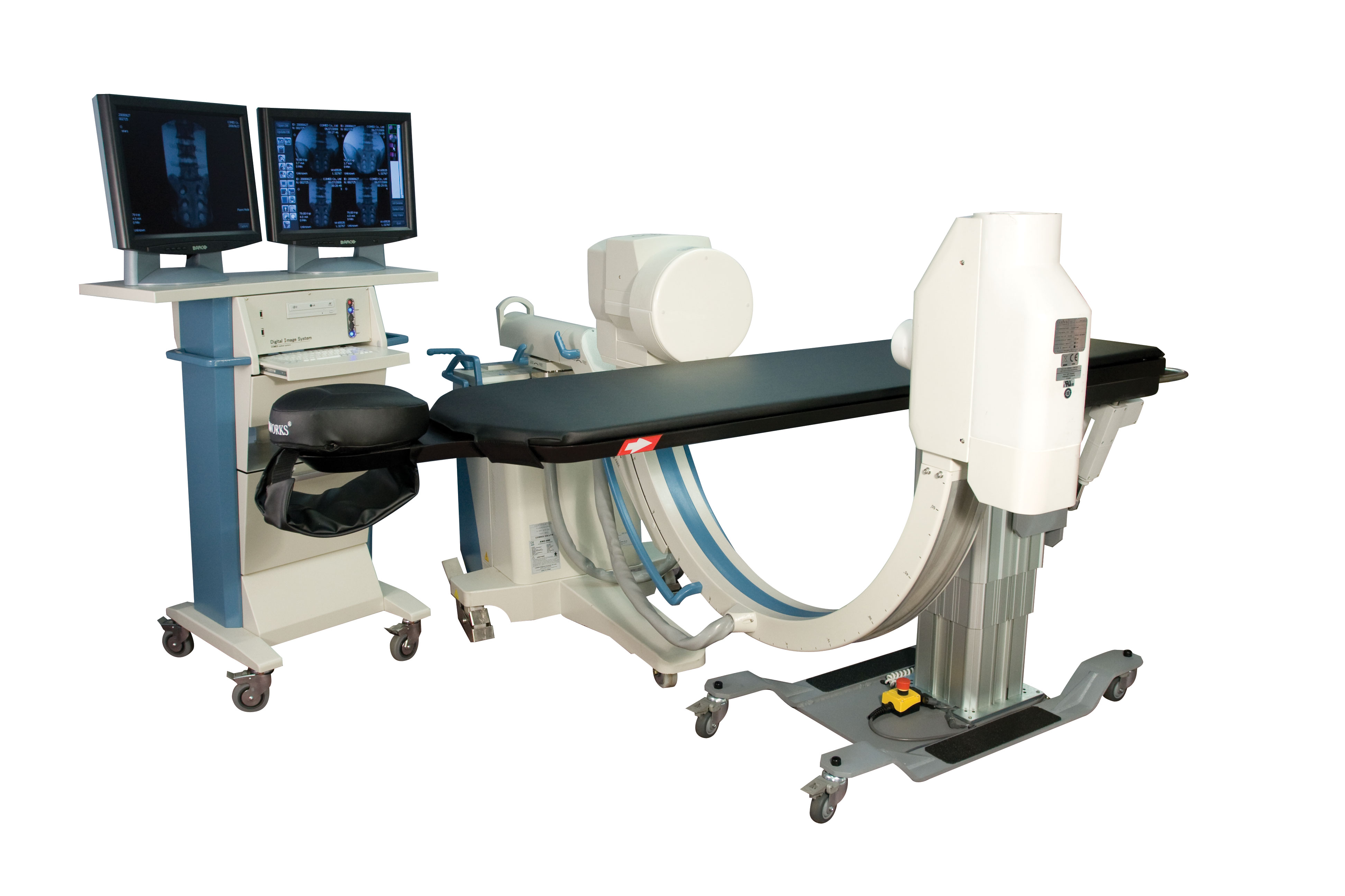 Oakworks CFPM400 Imaging Table: Integrated Headrest Top - Venture Medical